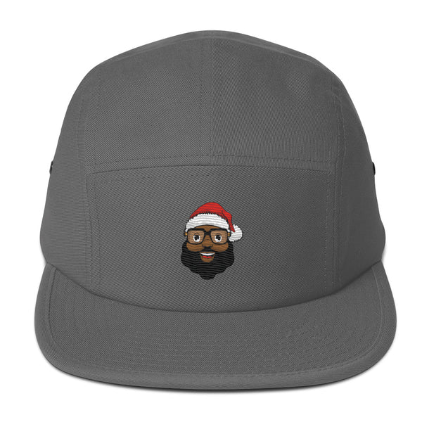 Black Santa Five Panel Cap